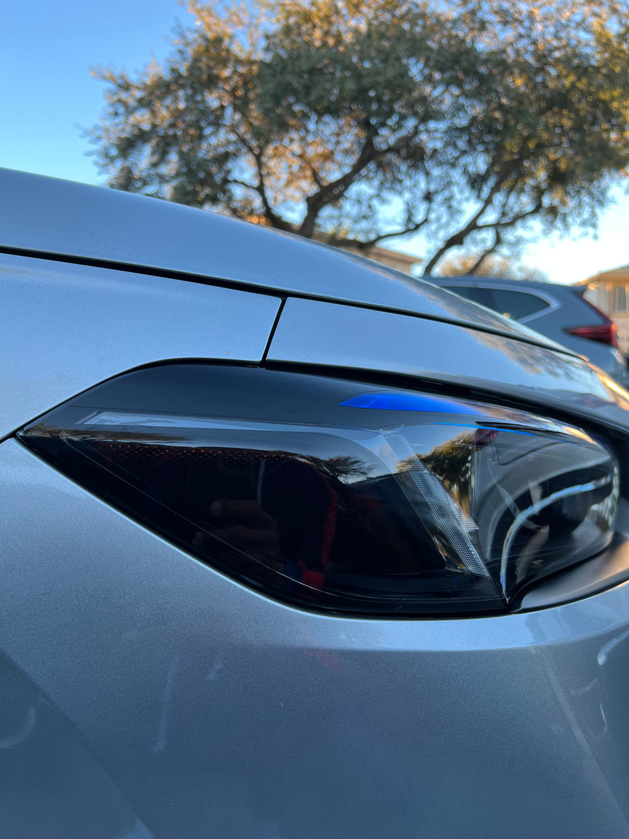 2022-2024 HONDA CIVIC DARK BLACK HEADLIGHT REFLECTOR SKINS – Drewskie Skins